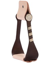 Engraved Bronze Steel Oxbow Stirrups Western Saddle Horse Trail ...